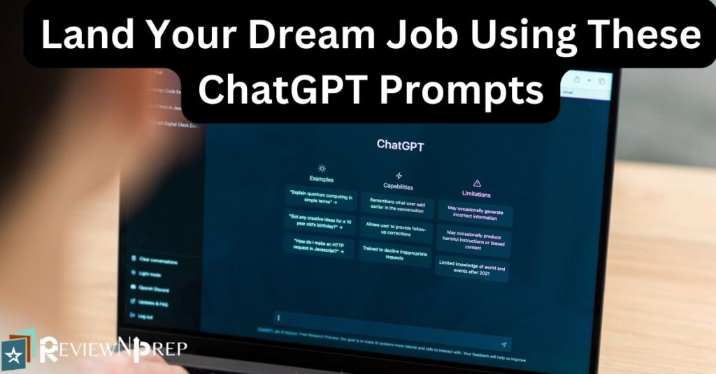 Use These ChatGPT Prompts To Land Your Dream Job - ReviewNPrep